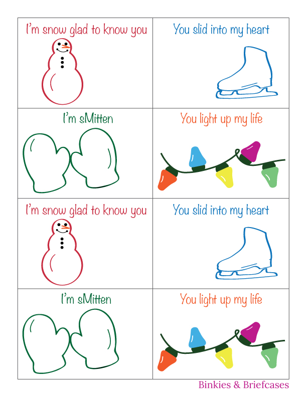 Winter and Christmas Cards for the Classroom