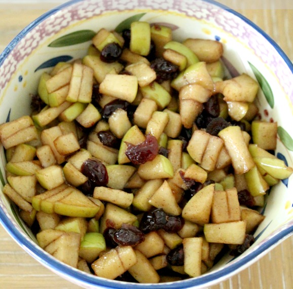 Warm Cinnamon Apple Side Dish • Binkies and Briefcases